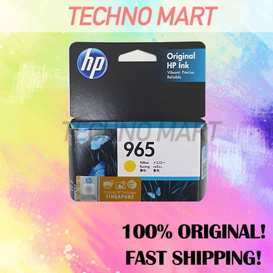 [SG Local Stock] Original HP 965 HP965 Black Cyan Magenta Yellow Ink ...