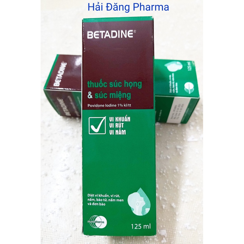 Betadin Mouthwash. Reduce cough, sore throat, burning pain (Genuine ...