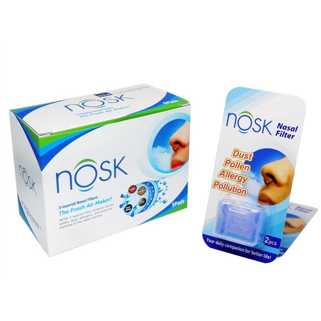 NOSK 3 LAYERED NASAL FILTER 2 S 1 PAIR EXP 12 2099 Shopee Singapore