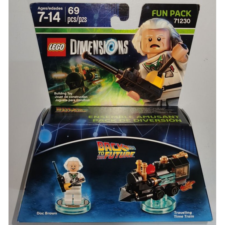 LEGO 71230 Dimensions Fun Pack Back To the Future Doc Brown and The ...