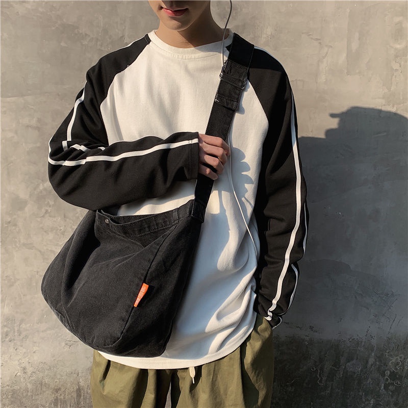 Men Bag Messenger Bag Small Square Bag Shoulder Bag Backpack Trendy ...