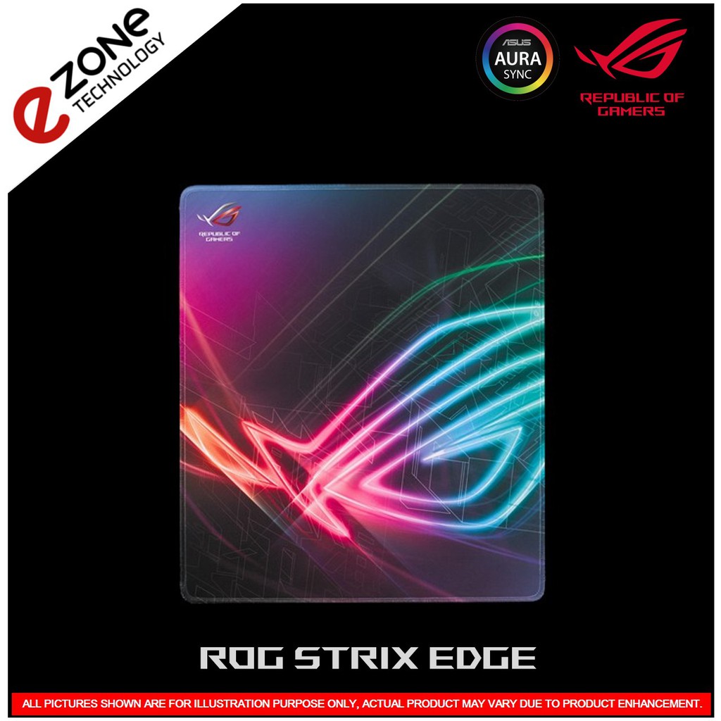 Asus ROG Strix Edge Gaming Mousepad ( NC03-ROG STRIX EDGE/400X450X2MM ...
