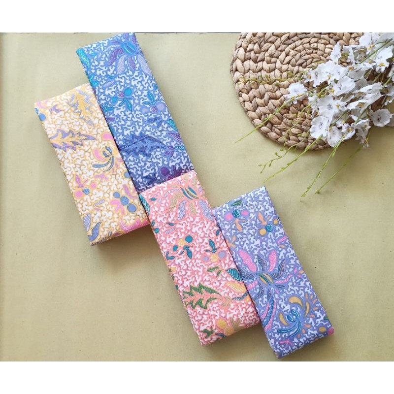 Batik FABRIC SET EMBOSED / KEBAYA SET pekalongan soft Batik cloth ...