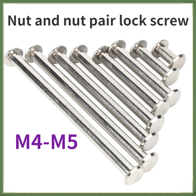 Ledger sample book screw / rivet M4 / photo album butt lock binding ...