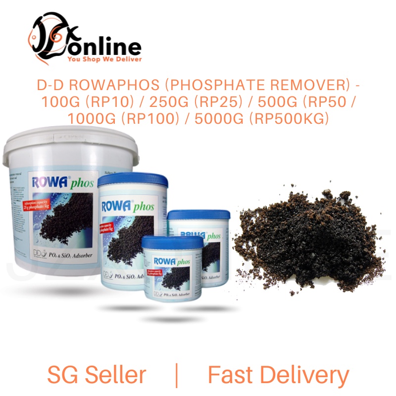 D-D Rowaphos (Phosphate Remover) - 100g (RP10) / 250g (RP25) / 500g ...