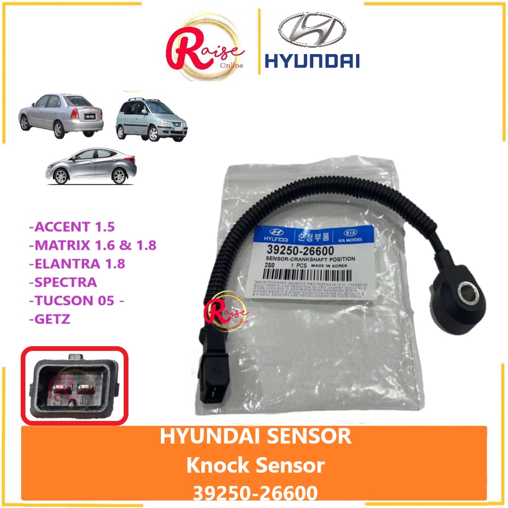 HYUNDAI KNOCK SENSOR (39250-26600) -MATRIX 1.6/1.8 ACCENT 1.5 GETZ ...