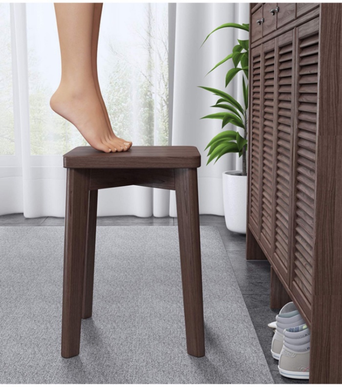 [Ready Stock] Solid wood stool / bench / dining chair / wooden stool ...
