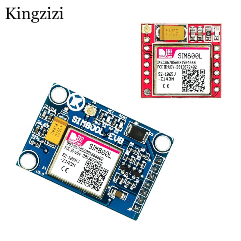 Smallest SIM800L GPRS GSM Module MicroSIM Card Core BOard Quad-band TTL ...