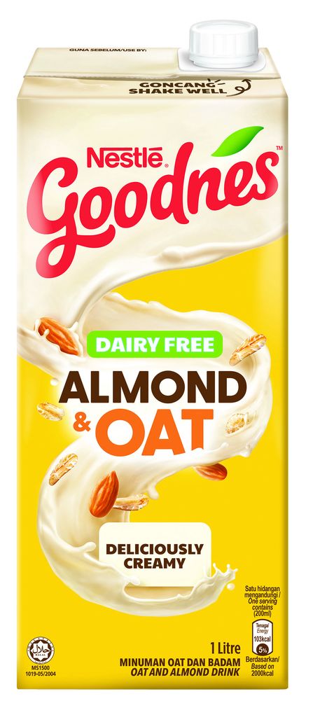 [NEW] NESTLE GOODNES Dairy Free Almond & Oat 1L | Shopee Singapore