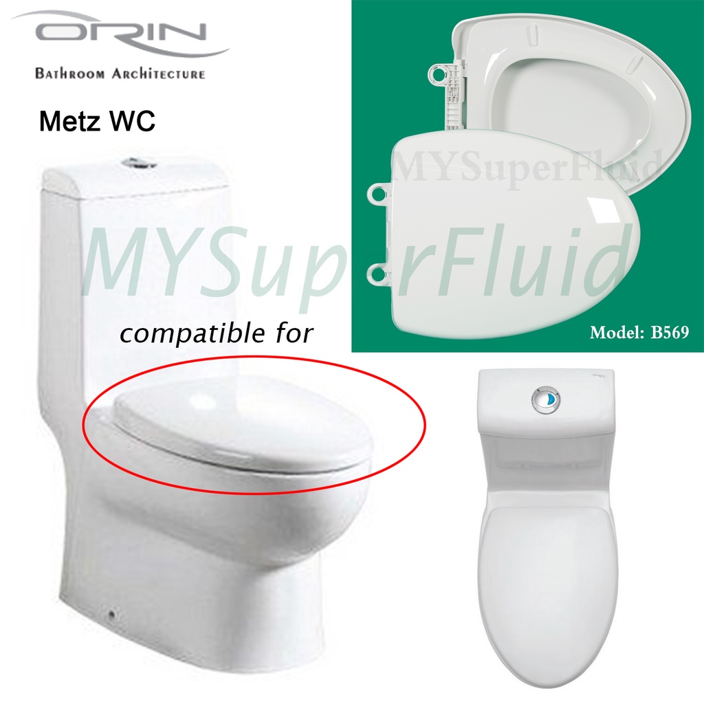 Orin Biarritz / Dorset / Geneva / Metz Toilet Seat Cover Replacement ...