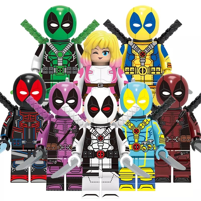 Super Hero Deadpool Gwen Building Blocks Minifigures X0302 | Shopee ...