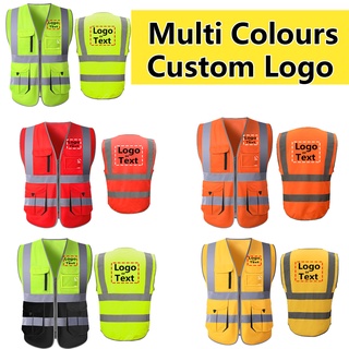 Safety Vest With Logo Customized Reflective Vest With Company Logo ...