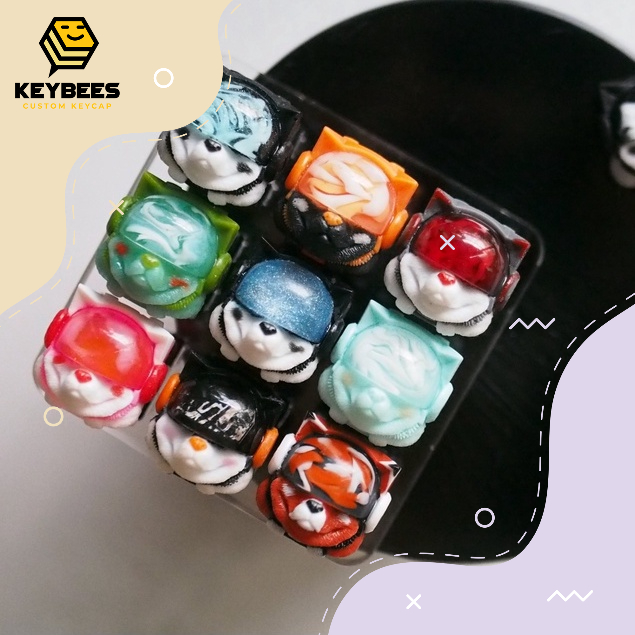 Sirius Keycap White Mechanical Keyboard Buttons (Multiple Models ...