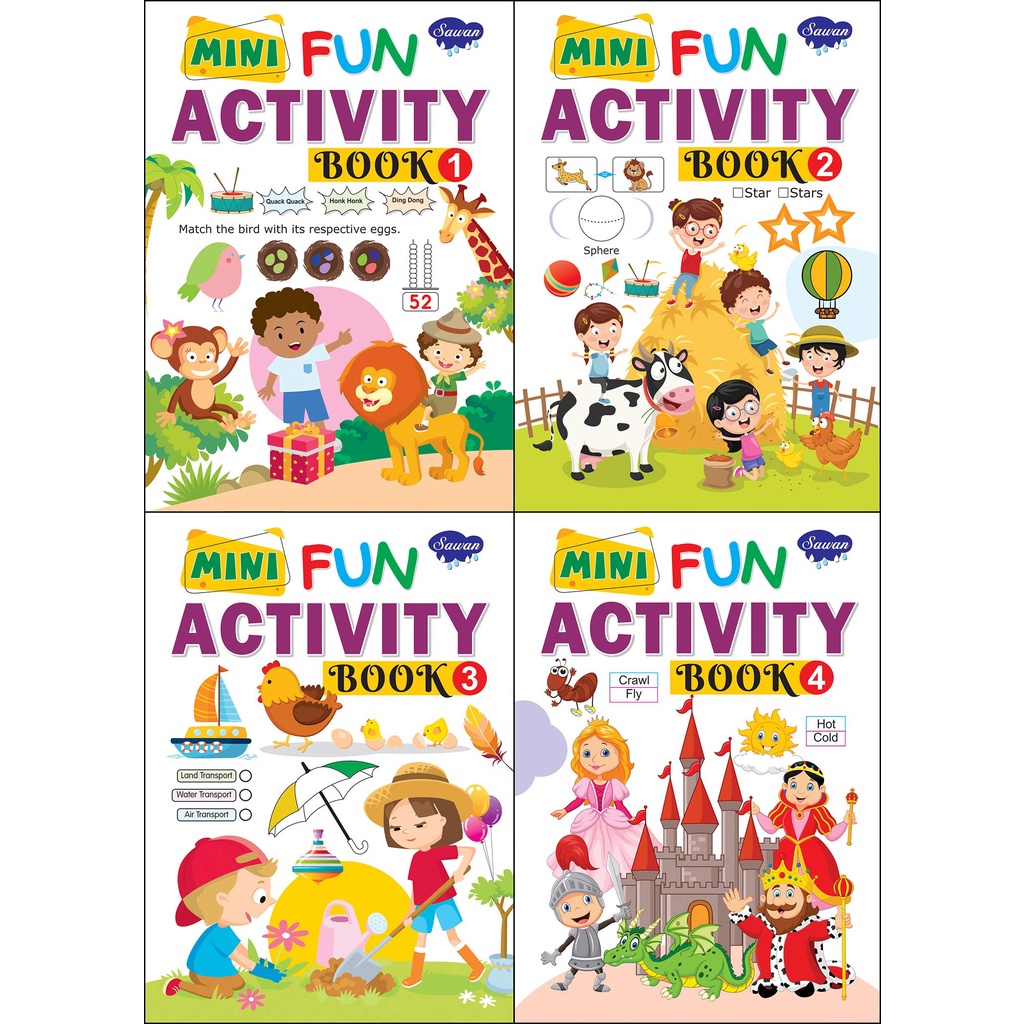 Activity Book/Mini Activity Book for Age 3 to 5 Years | Shopee Singapore