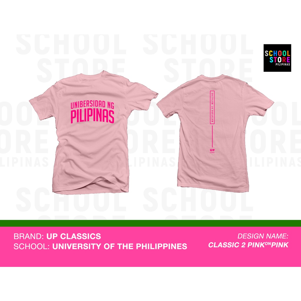 Pink on Pink - University of the Philippines Shirt - UP Fighting ...