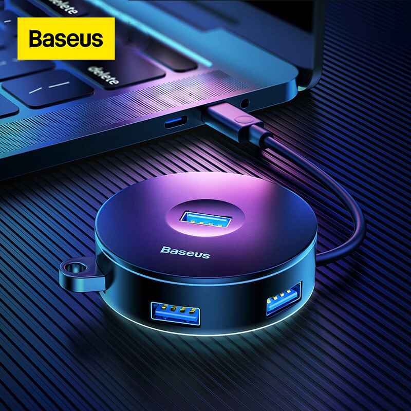 Baseus 5 Ports Round Box USB HUB | Shopee Singapore