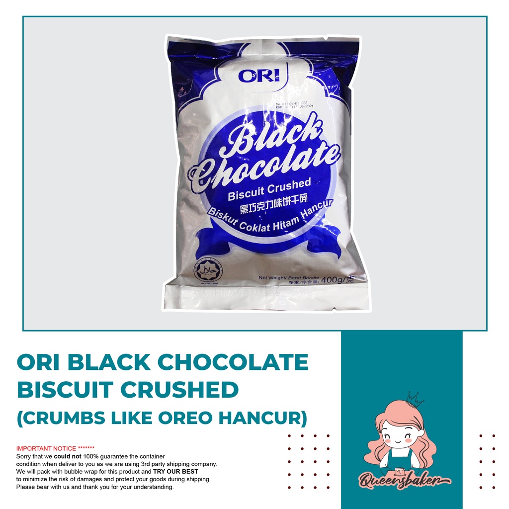 Ori Black Chocolate Biscuit Crushed ( Crumbs like Oreo Hancur ...