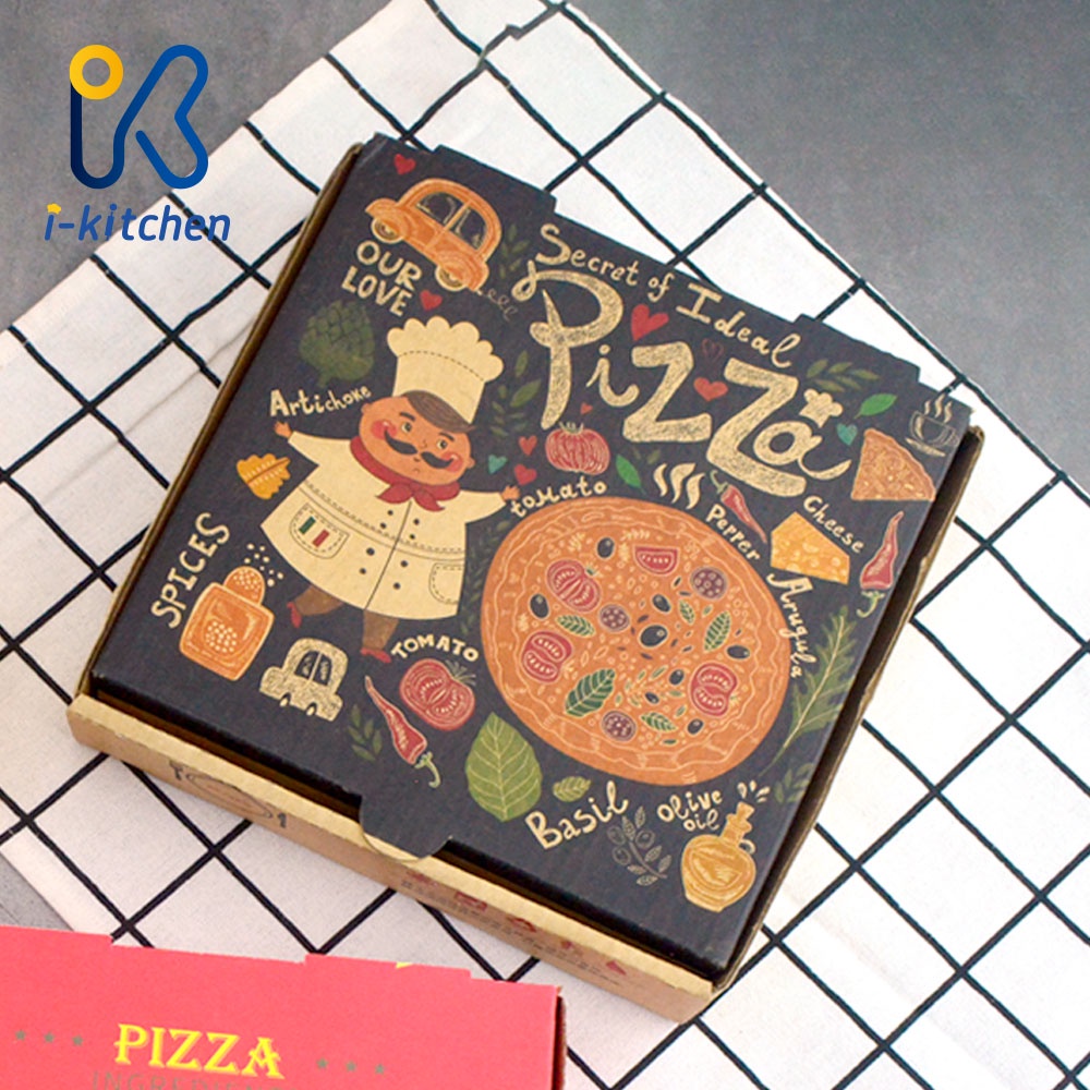 ~~ 9 Inch pizza Box Paper Takeaway Pie Packaging | Shopee Singapore