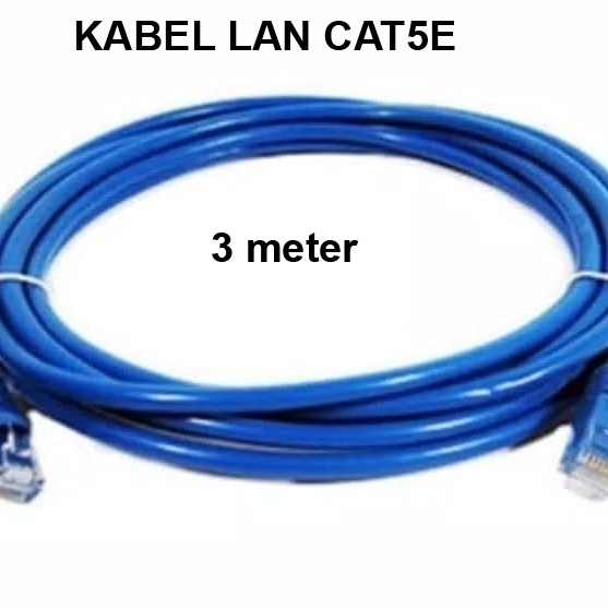 Cat 5E LAN CABLE 3 METER UTP CABLE MANUFACTURER | Shopee Singapore