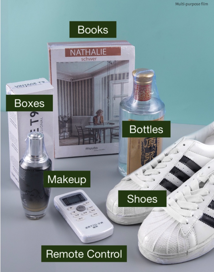 Heat Cling wrap plastic bag your shoe, remote control, boxes, bottle 25 ...