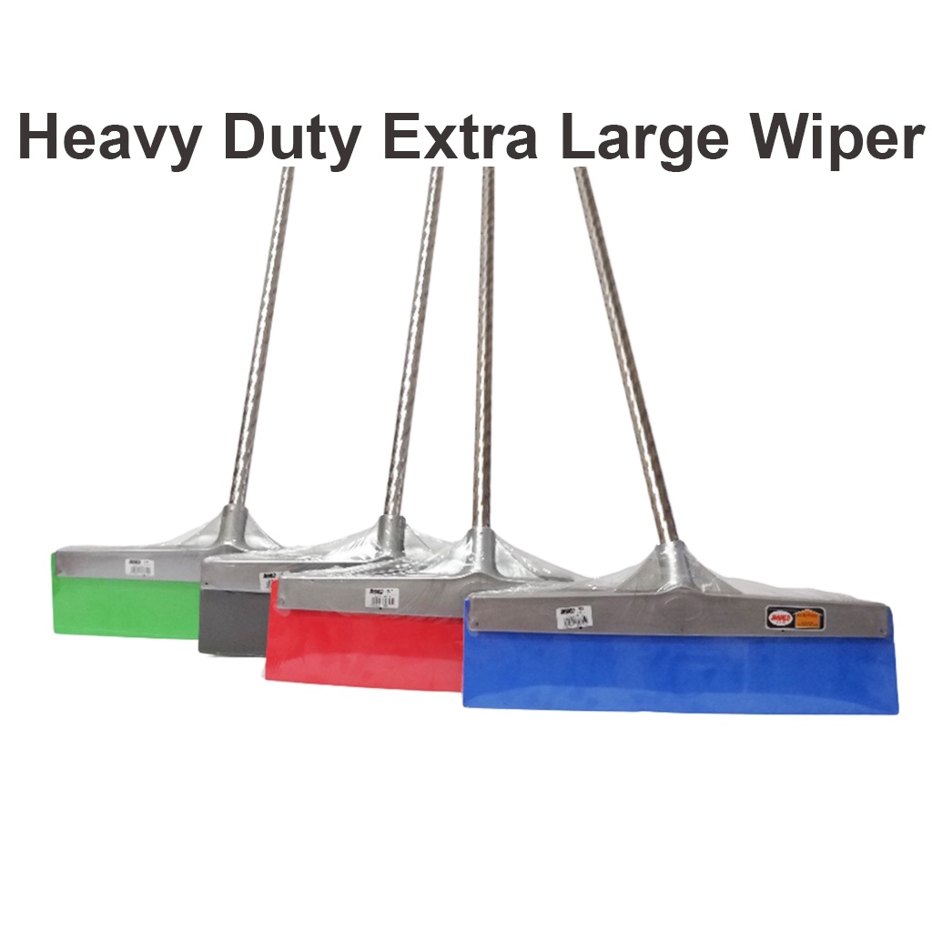 Extra Large Heavy Duty EVA Floor Wiper Squeegee Stainless Steel Pole ...