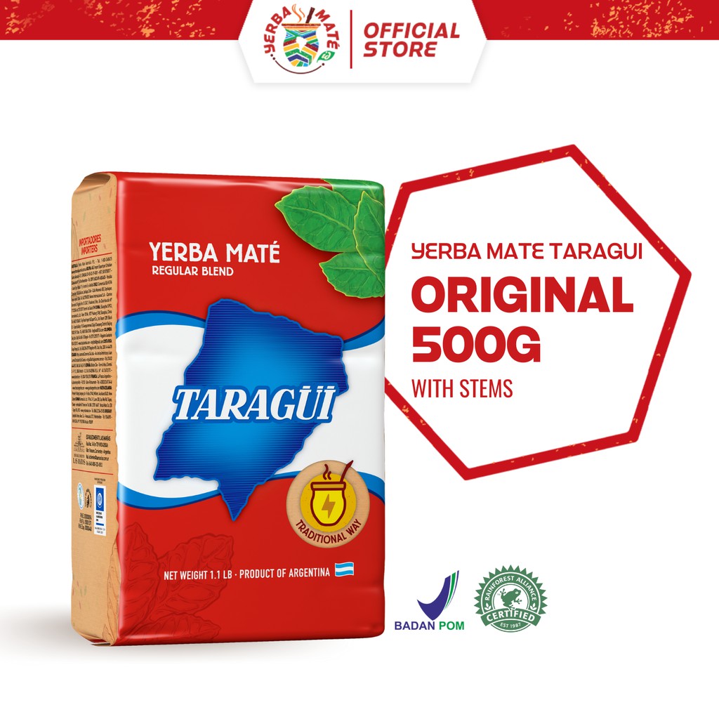 Taragui Yerba Mate Original with 500g stems | Argentinian Botanical Tea ...