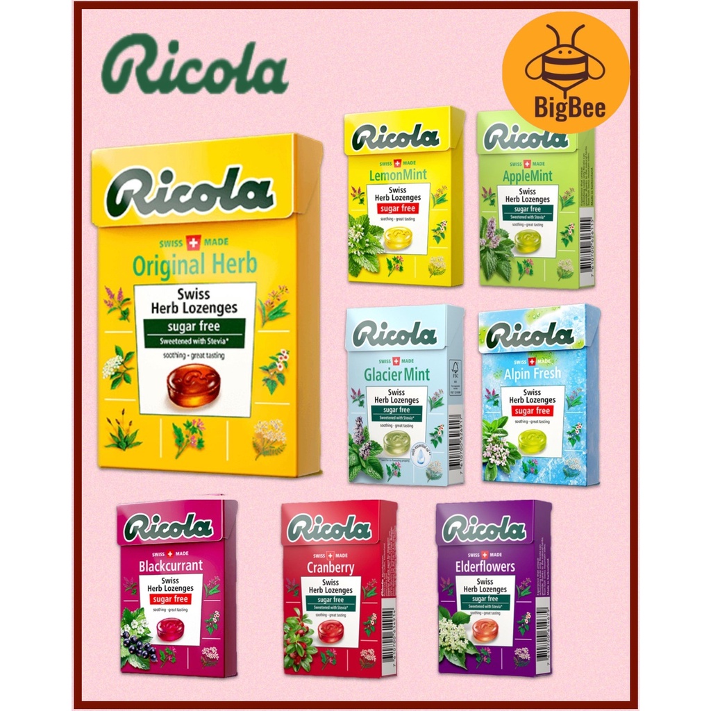 Ricola Lozenges - 45g x 2pkts Assorted Flavours | Shopee Singapore