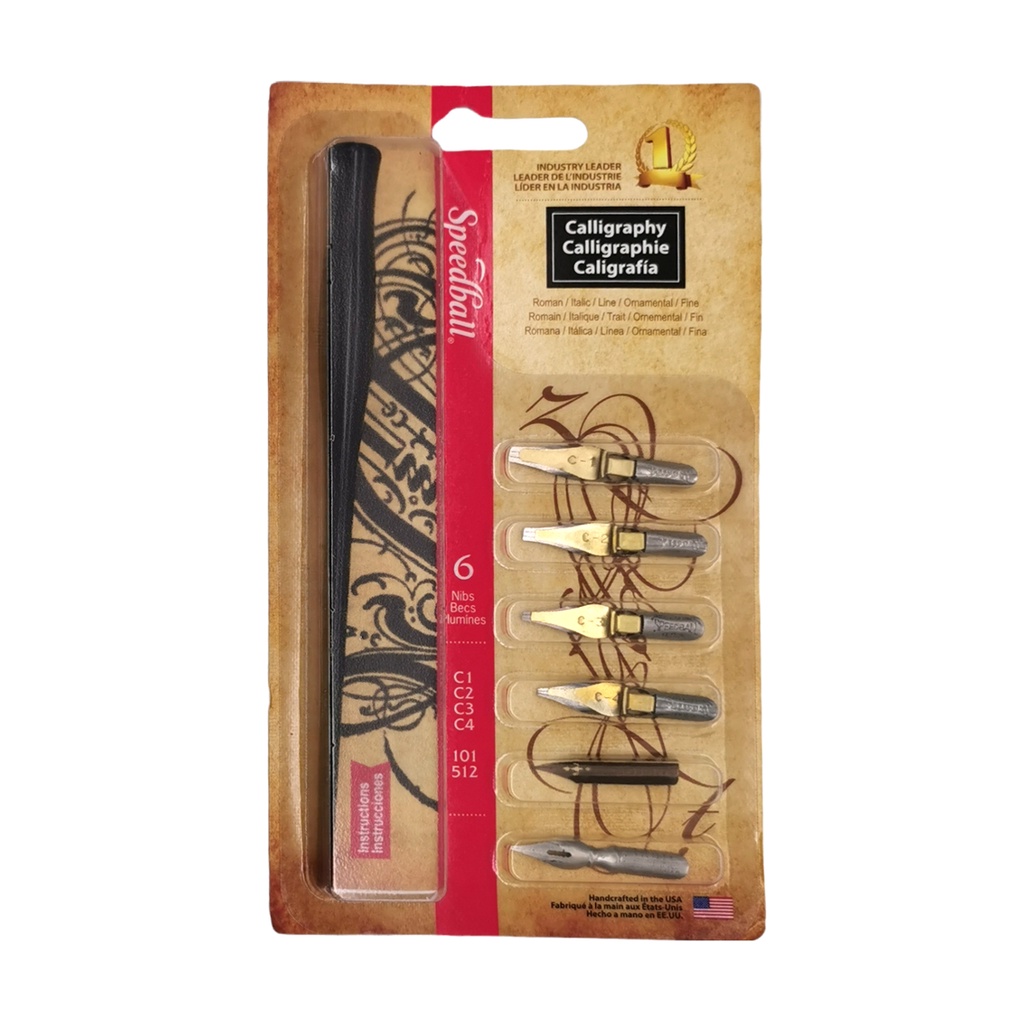 Speedball Calligraphy Pen Set 651032029615 (2934300296109) | Shopee ...
