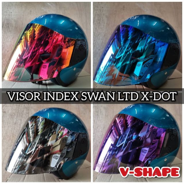 REVO SIANG MALAM V-SHAPED VISOR ( HELMET LTD INDEX / HELMET SWAN ...