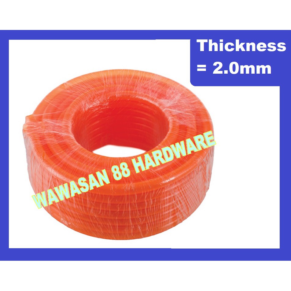 16mm x 5m 10m 30m Premium Gardening Garden Chemi Water Hose Lawn PVC Pipe Thick Orange PVC Hose ...