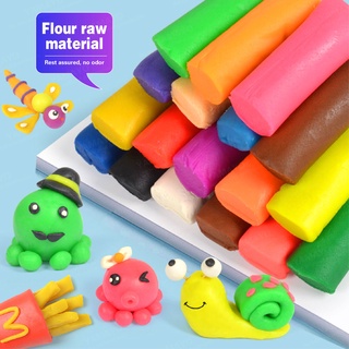 12 Colour Wheat Flour Clay Set || Non-toxic Superlight || Children ...
