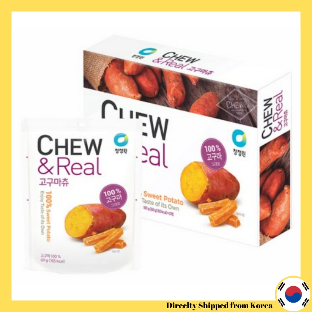 [Daesang] CHEW & Real 100% Sweet Potato Diet Snack 60g * 3 packets ...