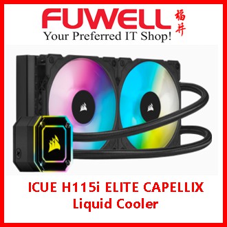 Corsair ICUE H115i ELITE CAPELLIX 280MM Liquid Cooler [ 5 YEARS ...