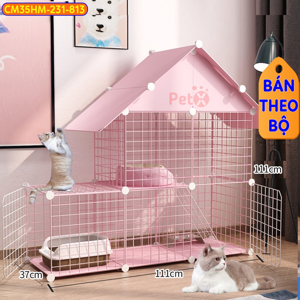 Petx cheap and beautiful 3-storey and 2-storey cat cage with simple ...