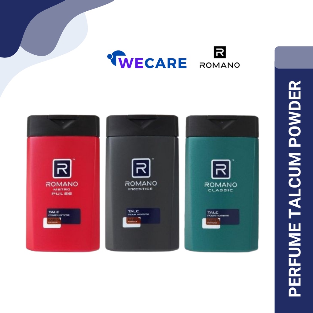 Romano Perfume Talcum Powder (125g) - (Classic / Prestige / Metro Pulse ...