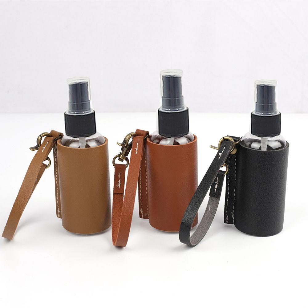 MALCOLM Hand Sanitizer Spray Portable Leather Case Liquid Atomizer Hand ...