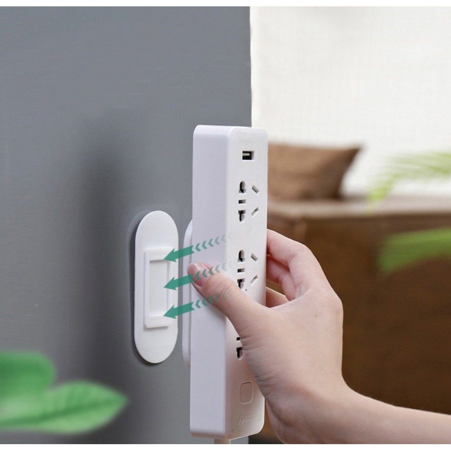 [Ready Stock]Punch-Free Power Strip Fixator Organizer,Self Adhesive ...