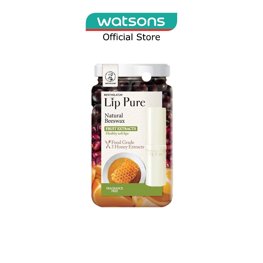 MENTHOLATUM Lip Pure Fragrance Free 4g | Shopee Singapore