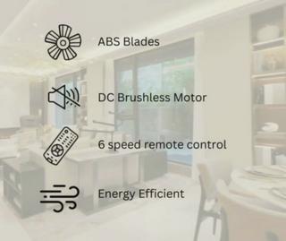 FANCO CO-FAN Rito 3 SMART DC Motor 3 Blade Ceiling Fan W 3 Tone LED ...