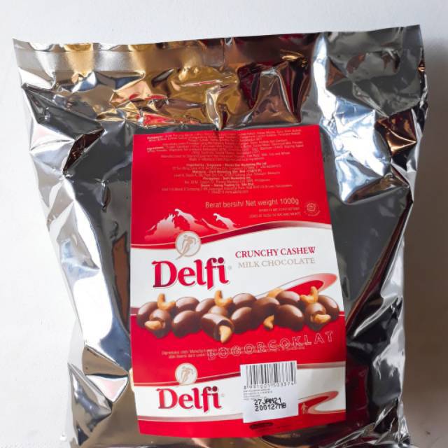 Delfi Chocolate Filled With Cashew Nuts 1 Kg Packaging | Shopee Singapore