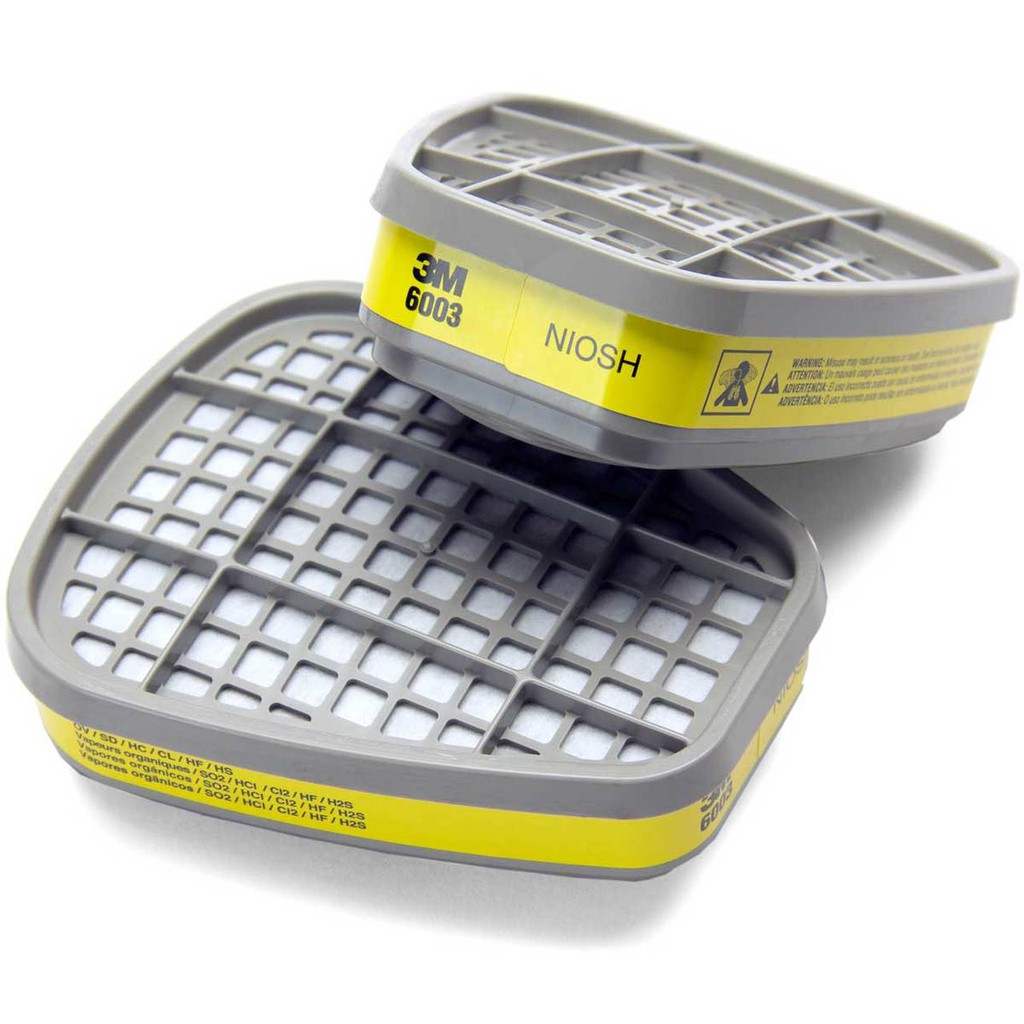 3M OrganicVapor / Acid Gas Cartridge 6003, (2pcs per pack) | Shopee ...