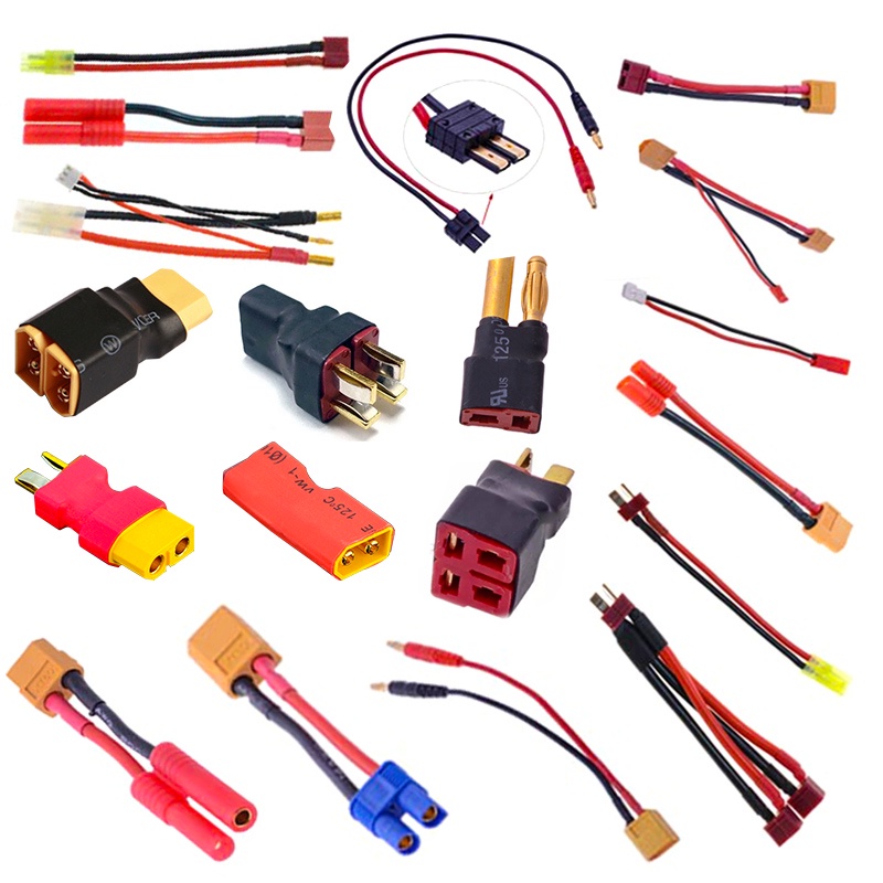 T plug to XT60 plug / EC3 Plug / Tamiya Plug Connector Balance Charge ...
