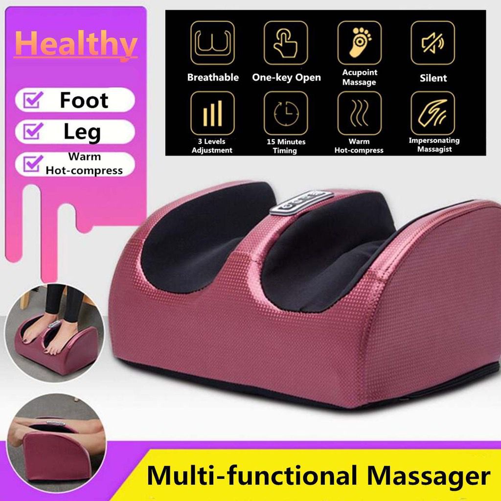 Electric Roller Foot Massage Machine Warm Compress Knead Foot Massage ...