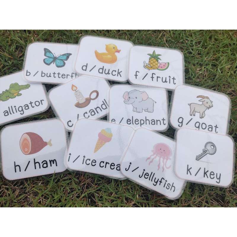 phonics a-z Flashcards With Picture | Shopee Singapore