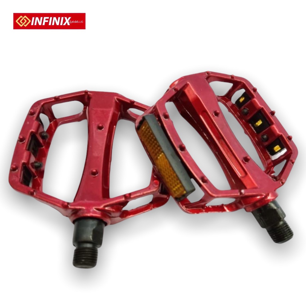 Bicycle Pedal JD-50 9/16 Mountain Bike / MTB Red | Shopee Singapore