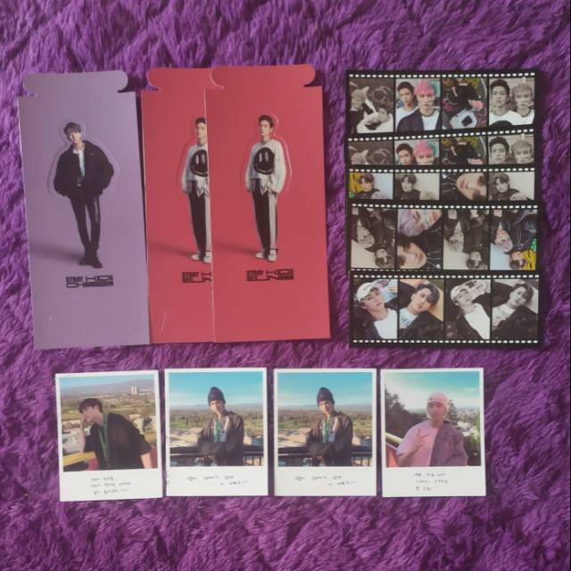 Stray KIDS GO LIVE STANDEE, POLAROID, PHOTOSTRIP | Shopee Singapore
