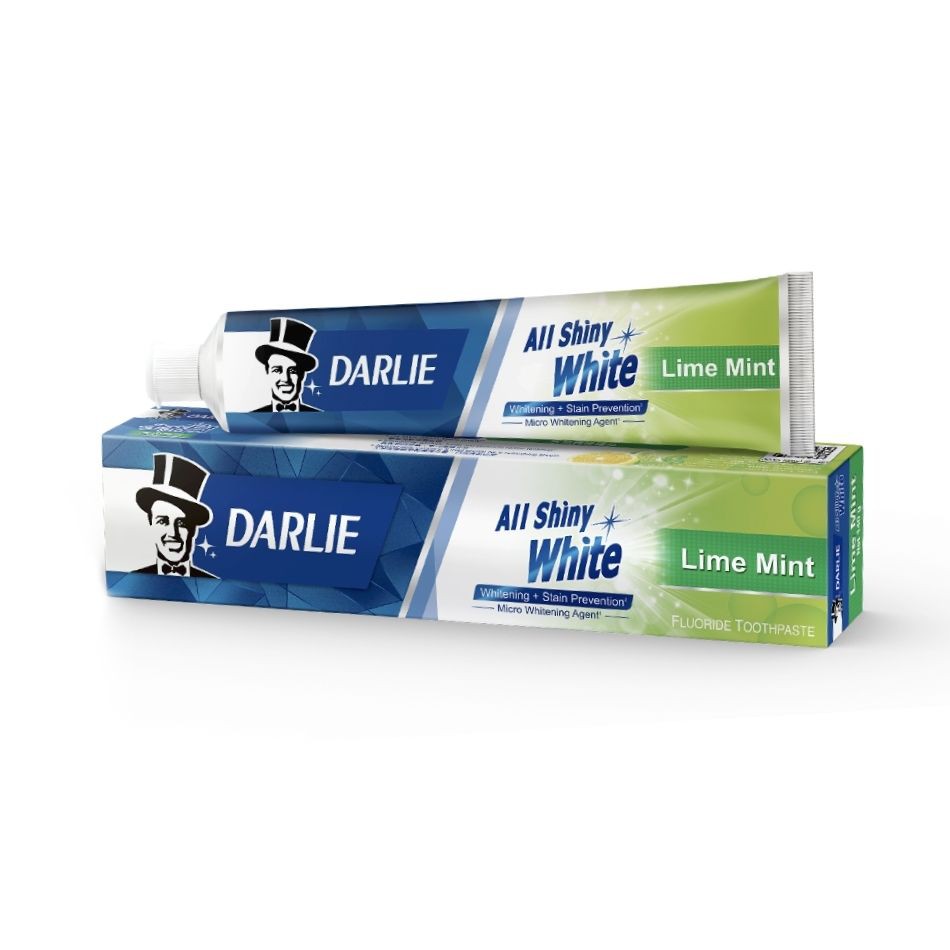 Darlie All Shiny White Whitening Toothpaste, Lime Mint, 140G | Shopee ...