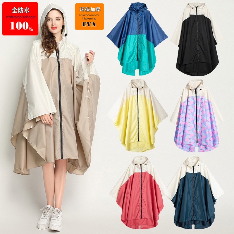 Ready Stock Upgrade Thickened Rainproof Japanese Raincoat Fashion Cloak ...