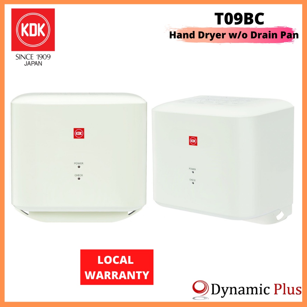 KDK T09BC Hand Dryer Without Drain Pan | Shopee Singapore
