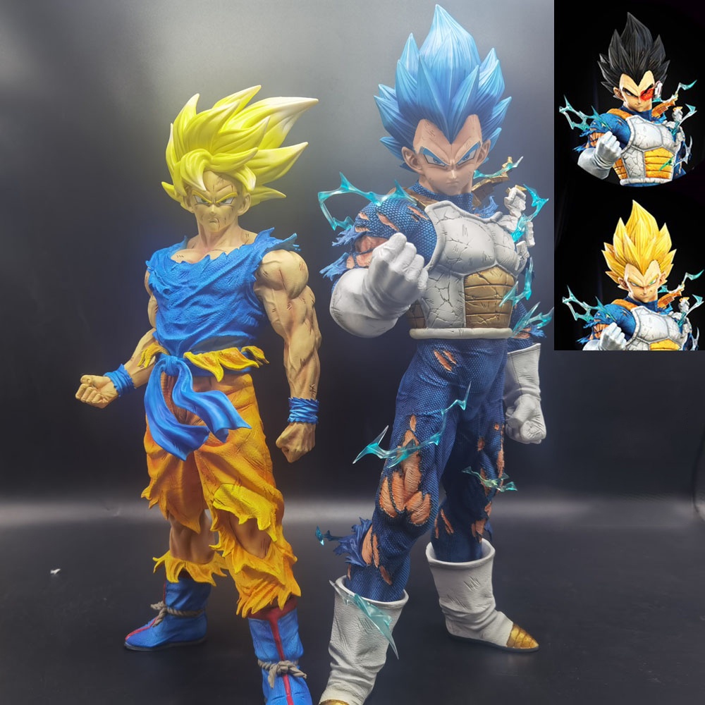 Vegeta super saiyan 2 Model Has 2 Replacement Heads | Shopee Singapore
